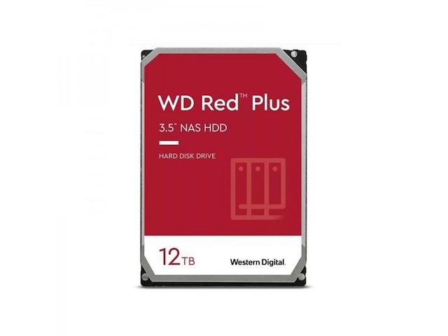 Wd 12TB 3.5` SATA III 256MB 7200rpm WD120EFBX Red Plus NAS
