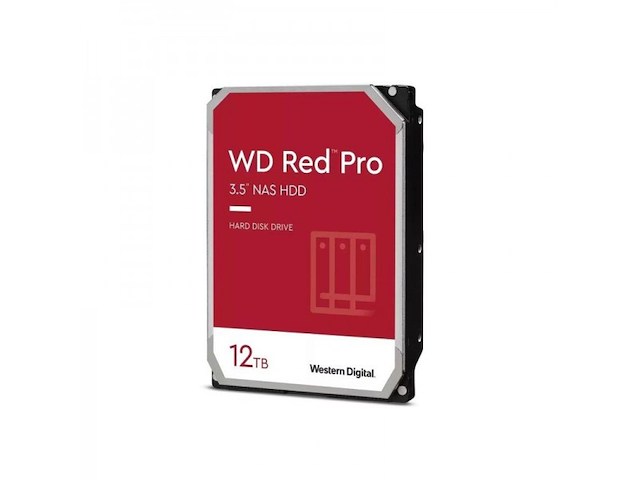 Wd 12TB 3.5` SATA III 256MB 7.200 WD121KFBX Red Pro