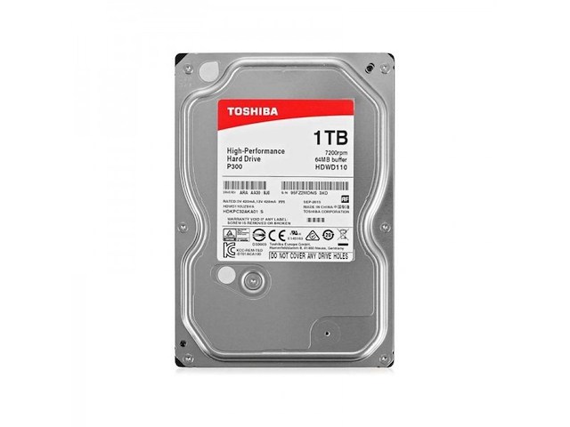 Toshiba 1TB 3.5` SATA III 64MB 7.200rpm HDWD110UZSVA P300 series bulk