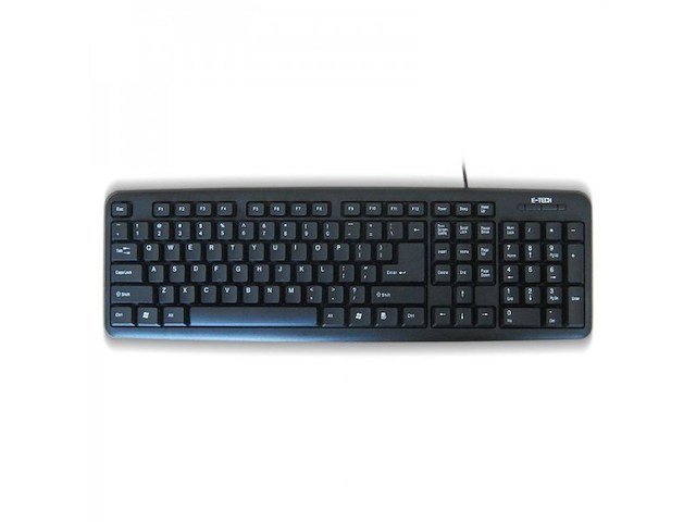 Etech E-5050 USB US crna tastatura