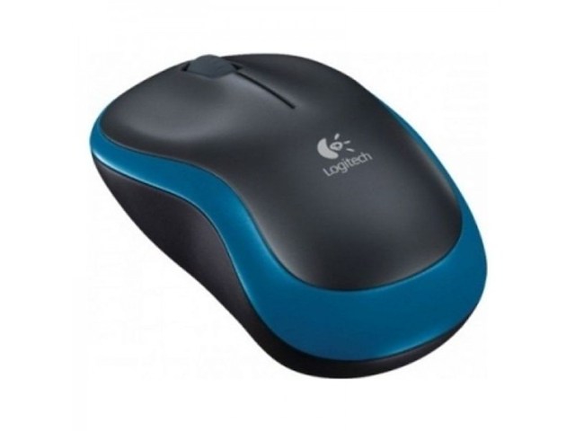 Logitech M185 Wireless plavi miš Retail