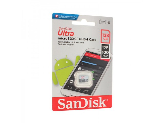 Mem.Kartica SanDisk SDXC Extreme micro 128GB 100 MB/class 10/ UHS-I