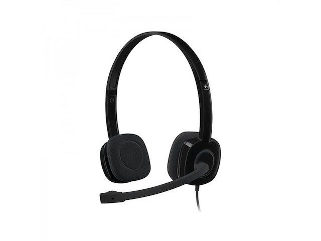 Logitech H151 Stereo Headset single jack slušalice sa mikrofonom crne