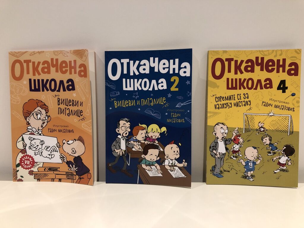 OTKAČENA ŠKOLA 3 knjige Zabavite se ponovo uz najbolje šale sa Malim