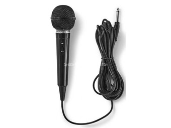 MPWD01BK Karaoke mikrofon, 6.35mm -75dB Sensitivity, 80Hz-12kHz +/-3dB, 5.0m