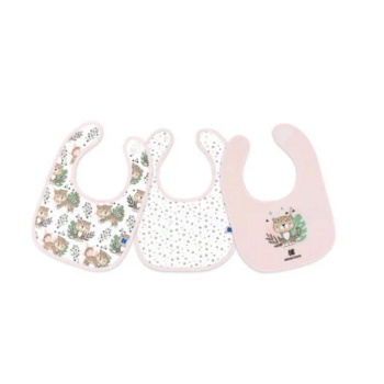 Kikka Boo portikle od pamuka set 3/1 Savanna Pink