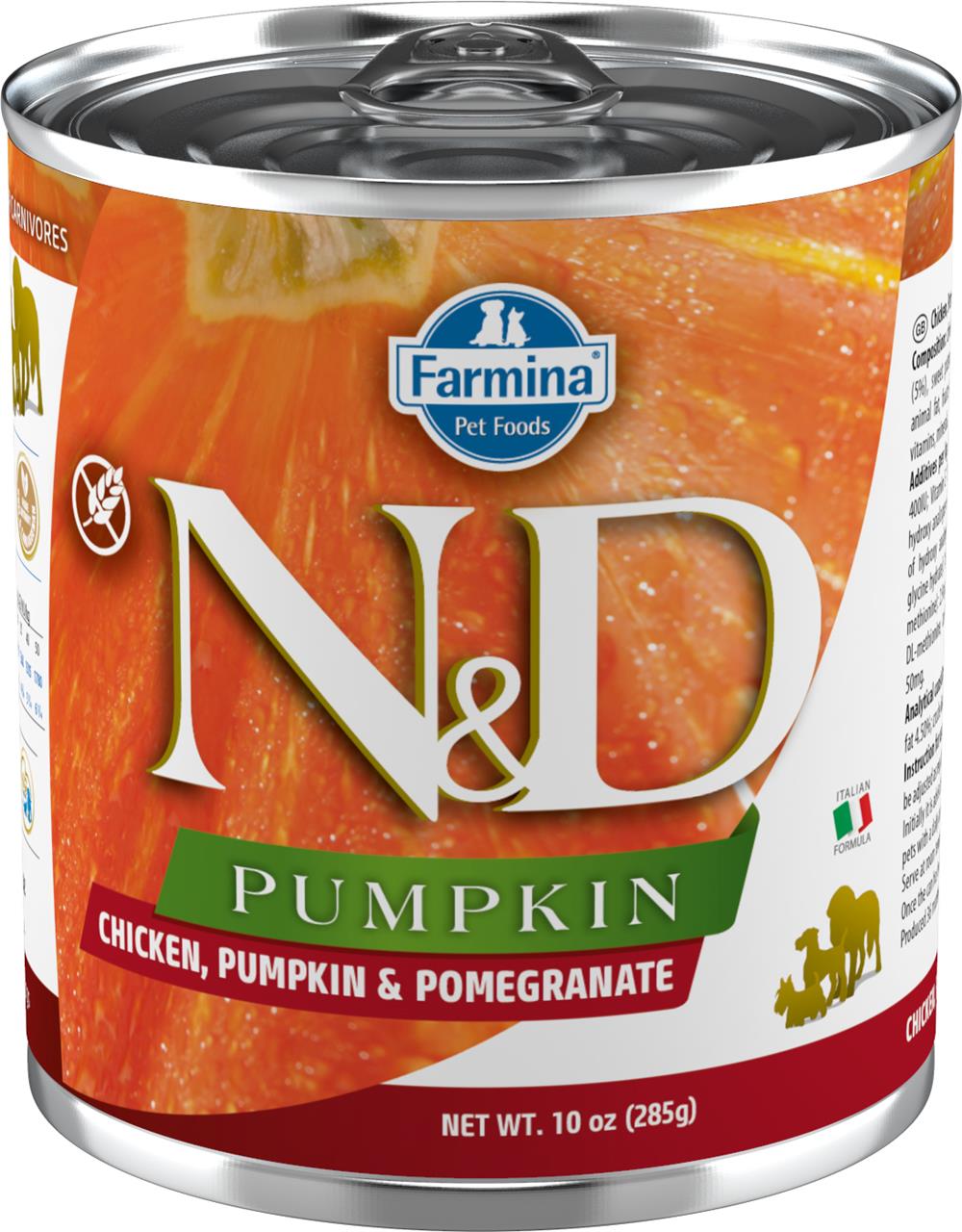 N&D Can Dog PM Chicken&Pumpkin&Pomegranate 285g