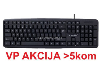 KB-U-103-YU Gembird Standardna tastatura YU layout black USB (393)