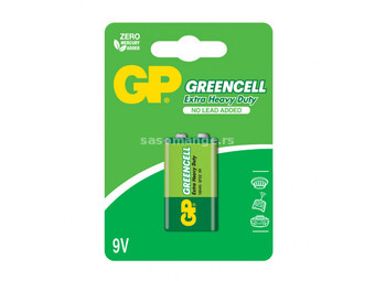 GP cink-oksid baterija 9V GP-6F22R/1BP