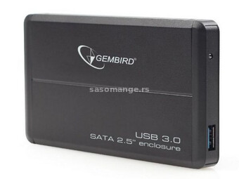 Gembird EE2-U3S-2 USB 3.0 Externo kuciste za 2.5" SATA hard diskove crni