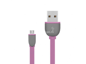 USB 2.0 kabel, USB A- USB micro B,1m USBK-F/P
