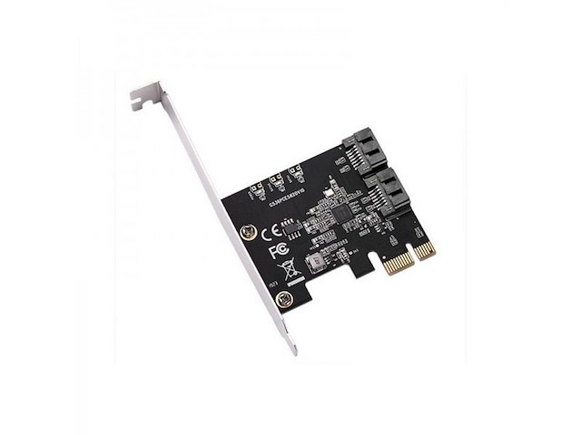 E-green PCI-Express kontroler 2-port SATA III int. Kartica JMB582 Chipset