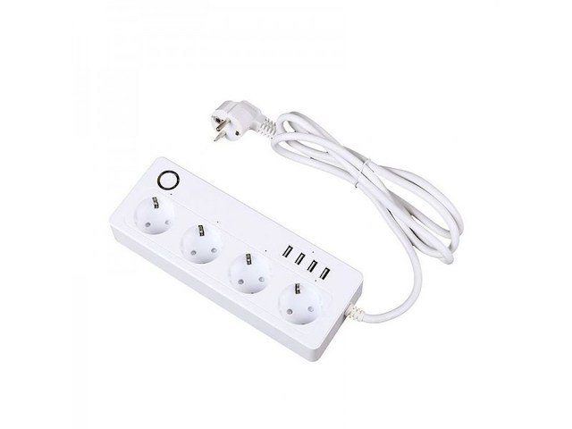 Voltaic Smart Power Strip V2 4 EU Plugs + 4 USB Plugs 3680W 16A