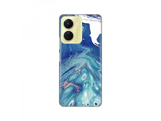 Maskica Silikonska Print za Vivo Y16 Blue Marble