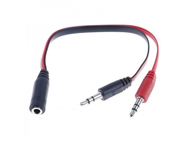 Fast Asia Adapter Audio 3.5mm stereo jack (M) na 2x3.5mm stereo jack (2xM)