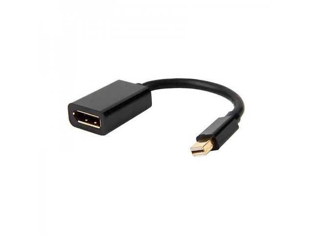 E-green Adapter Mini Display port (M) - Display Port (F) crni