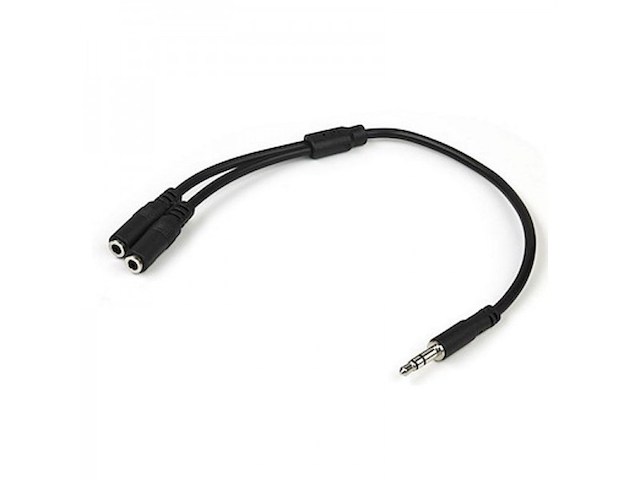 E-green Adapter Audio 3.5mm stereo (M) - 2x 3.5mm stereo (F)