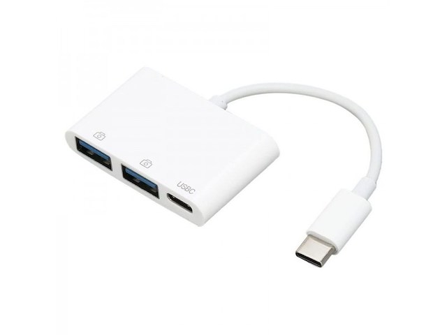 Fast Asia Adapter TIP-C na 2xUSB+TIP-C