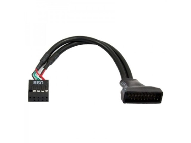 Chieftec USB3T2 Kabl adapter 19pin USB 3.0 - 9pin USB 2.0 crni