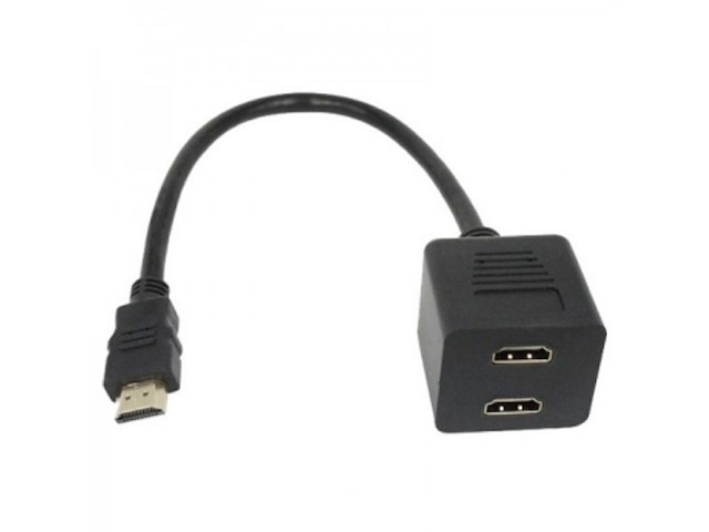 Fast Asia Adapter HDMI - HDMI M/2F (spliter) crni