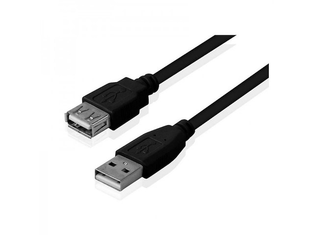 Fast Asia Kabl USB A - USB A M/F (produžni) 3m crni