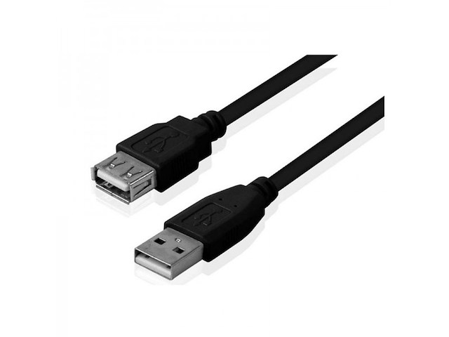 Fast Asia Kabl USB 2.0 A - USB A M/F (produžni) 1.8m crni