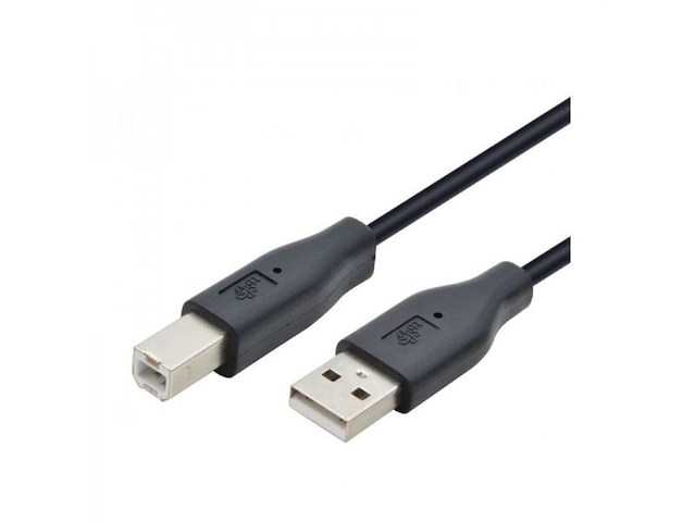 E-green Kabl USB 3.0 A - USB B M/M 1 m crni