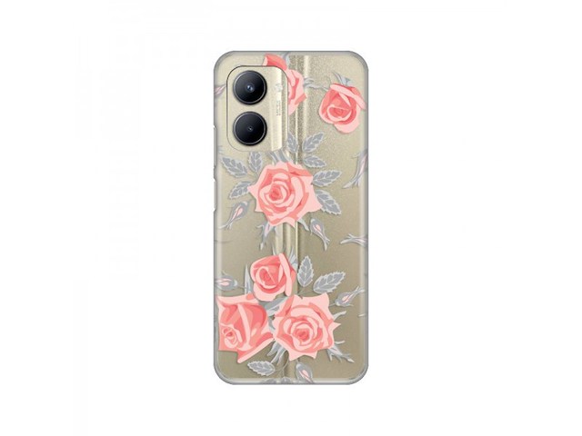 Maskica Silikonska Print za Realme C33 Elegant Roses