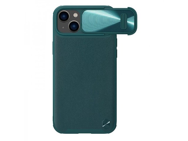 Maskica Nillkin CamShield Leather S za iPhone 14 Plus 6.7 zelena