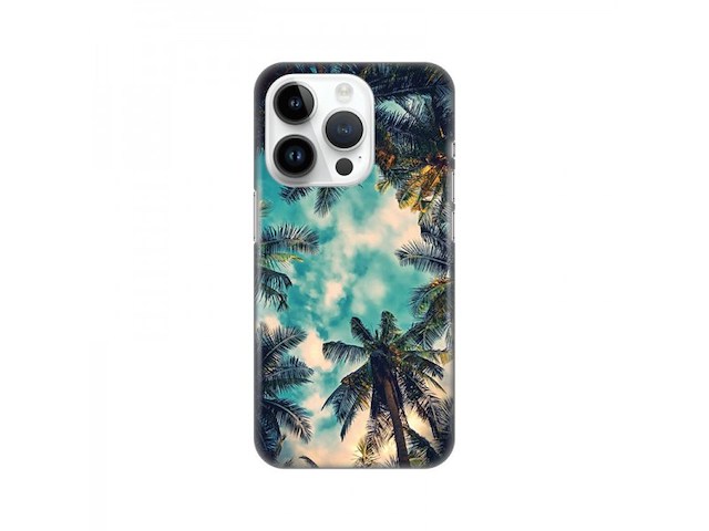 Maskica Silikonska Print Skin za iPhone 14 Pro 6.1 Palm tree