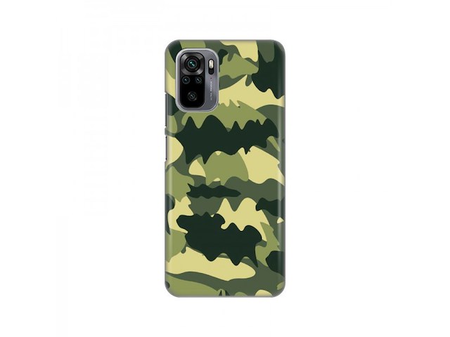 Maskica Silikonska Print Skin za Xiaomi Redmi Note 10 4G/10s Army