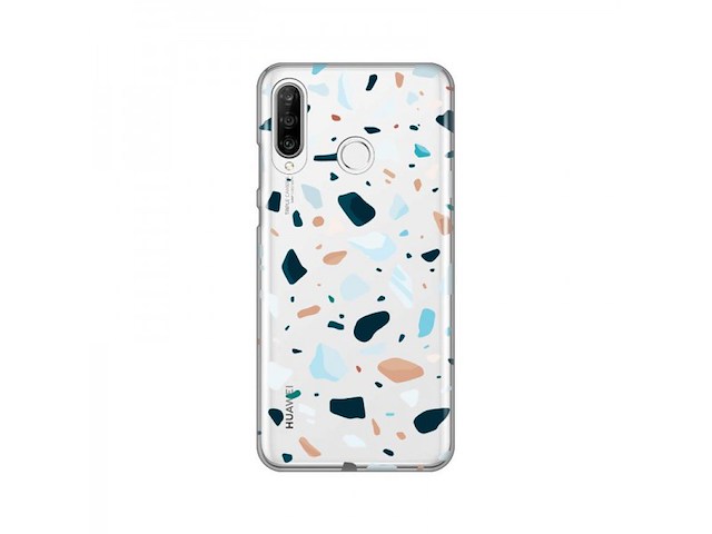 Maskica Silikonska Print Skin za Huawei P30 Lite Terazzo Pattern