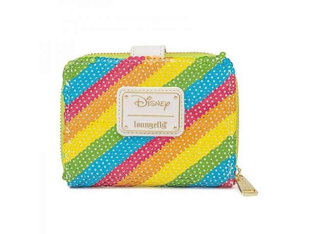 Disney Sequin Rainbow Zip Wallet