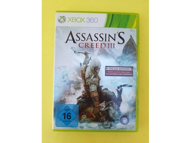 Assassins Creed 3 - Xbox 360 igrica