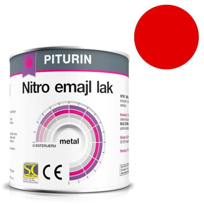 NITRO EMAJL LAK- CRVENA