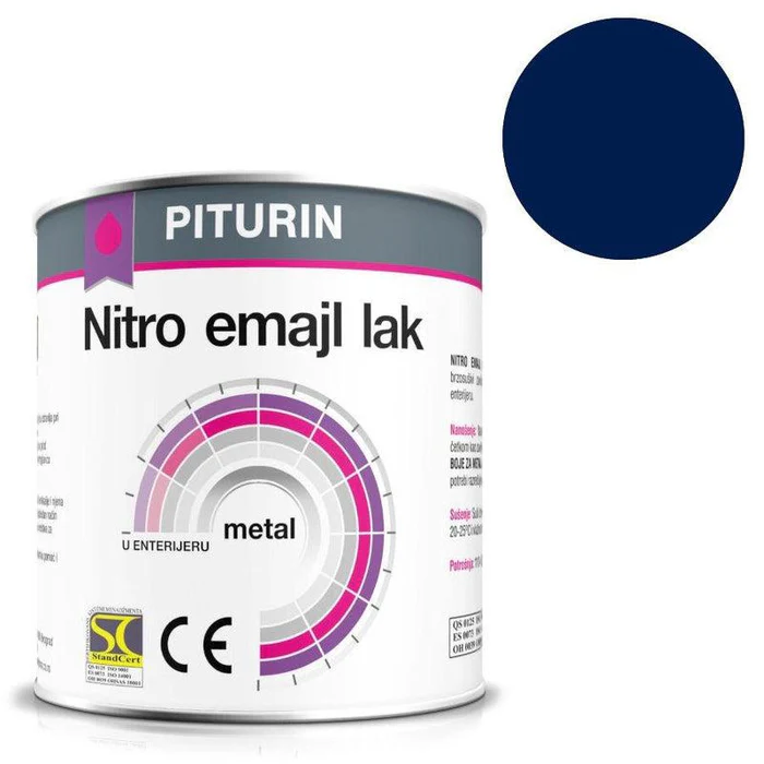 NITRO EMAJL LAK sjajni- KOBALT PLAVA