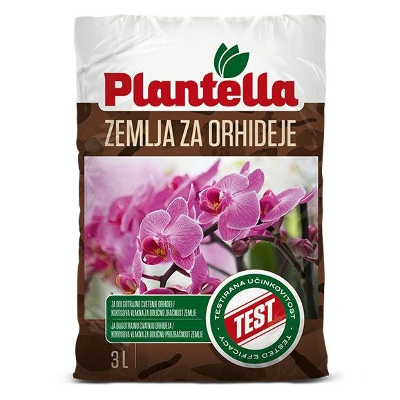 Zemlja za cveće Orchidea Plantella 3lit