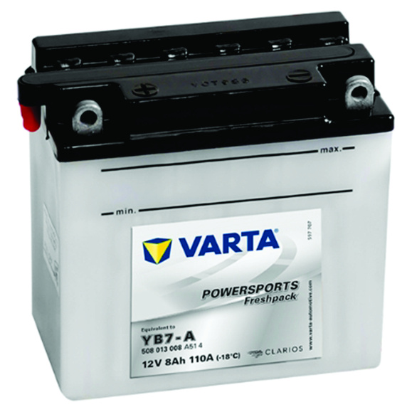 Akumulator VARTA moto YB7-A 12V 8Ah +L