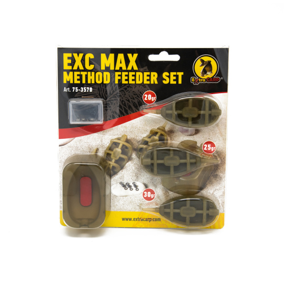 EXC Max Method Feeder Set 20g,25g,30g