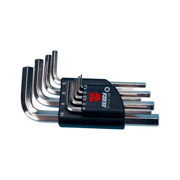 WÜRTH Set ZEBRA ugaonih imbus ključeva - 10 komada