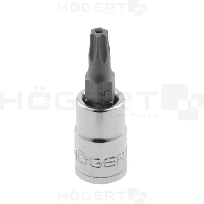 HÖGERT Tamper Torx nasadni ključ 1/4"