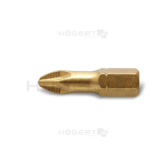 HÖGERT PZ2 bit 25mm - hrapav prihvat presvučen titanom