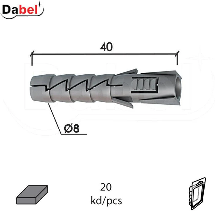 Tipl za beton C Siva (20kom) DP2