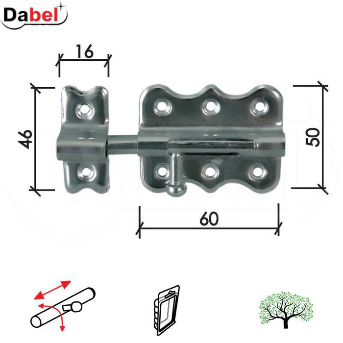 REZA ZA VRATA 384- 60x50/16x46mm