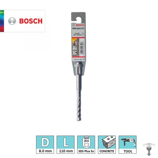 BOSCH®SDS plus-5X hamer burgija 6x100x160mm