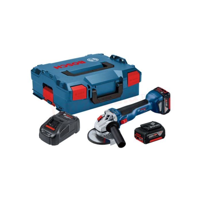 Bosch GWS 18V-10 125 mm L-Boxx 2x GBA 18V 5 Ah aku brusilica