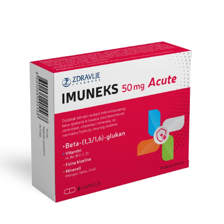 Imuneks 50mg Acute 6 kapsula