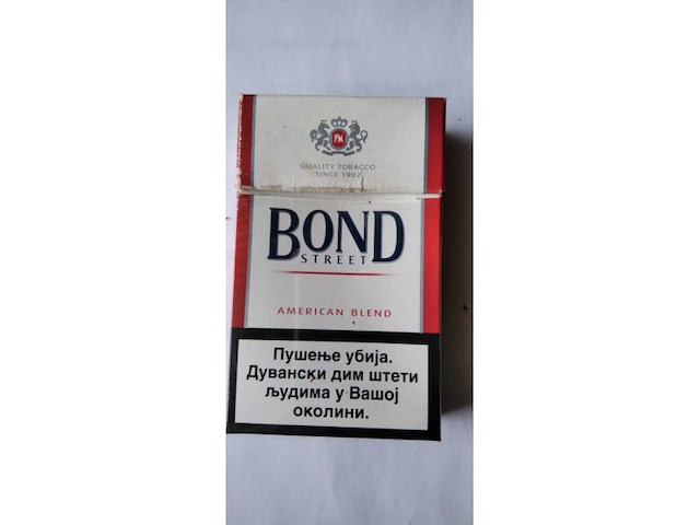 BOND street kutija od cigareta