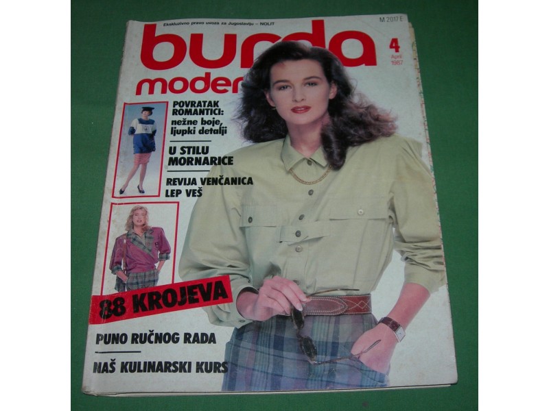 Burda, april 1987.