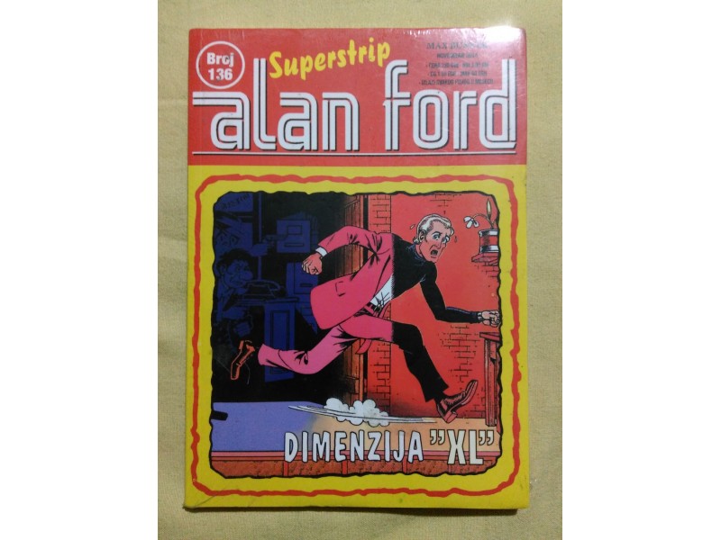 Alan Ford broj 136, Dimenzija XL, nov